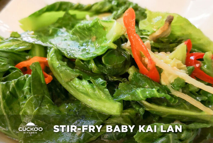 Cuckoo Kitchen | Stir-Fry Baby Kai Lan
