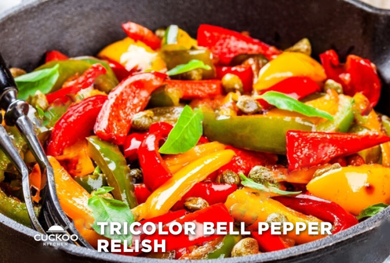 Cuckoo Kitchen | Tricolor Bell Pepper Relish